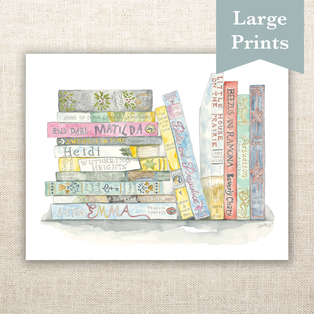 Book Stack for Girls Large Sizes