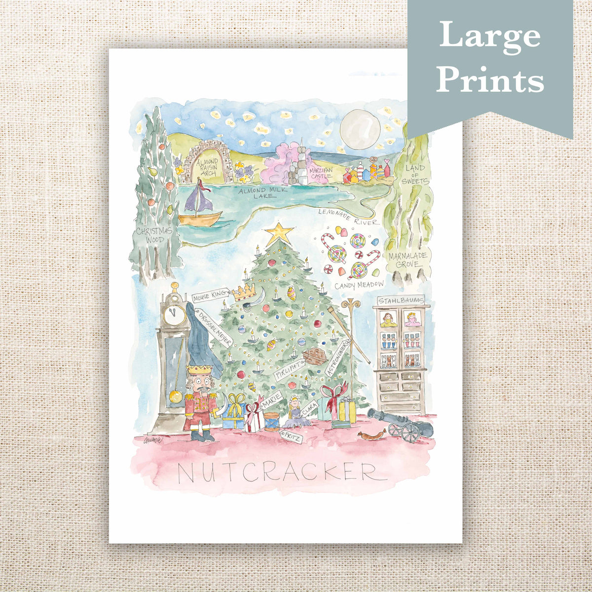 Nutcracker Story Map - Large Sizes