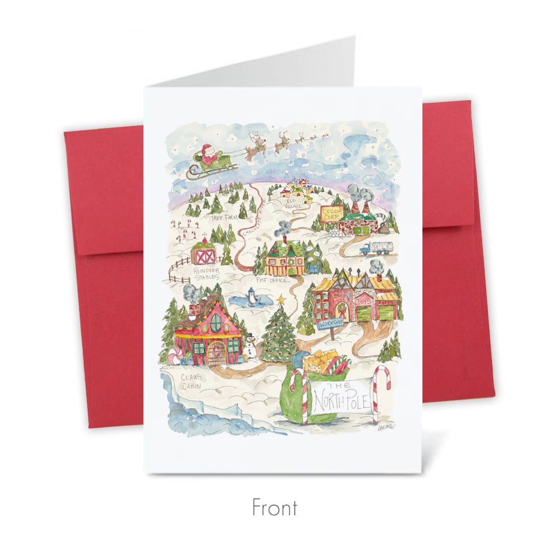 "The North Pole" Christmas Card