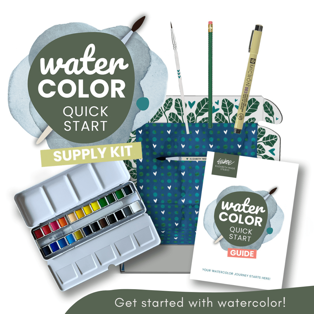 Watercolor Quick Start Kit 🎨