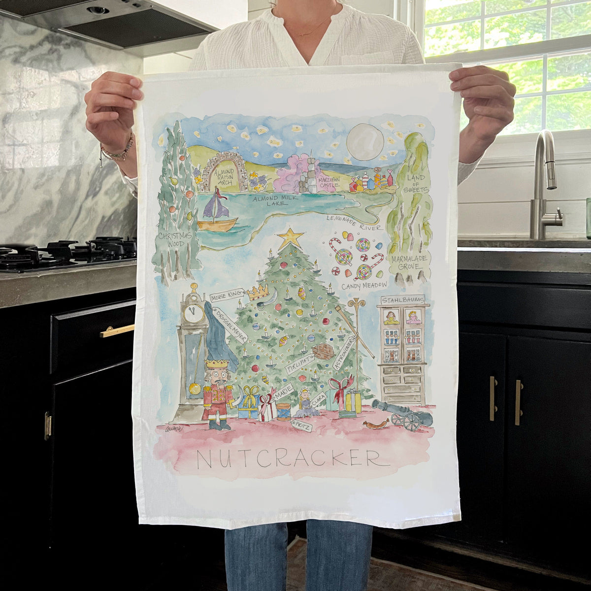 Nutcracker Tea Towel